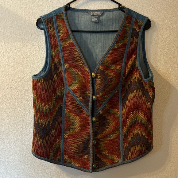 Koret | Jackets & Coats | City Blues By Koret Multi Color Denim Vest ...